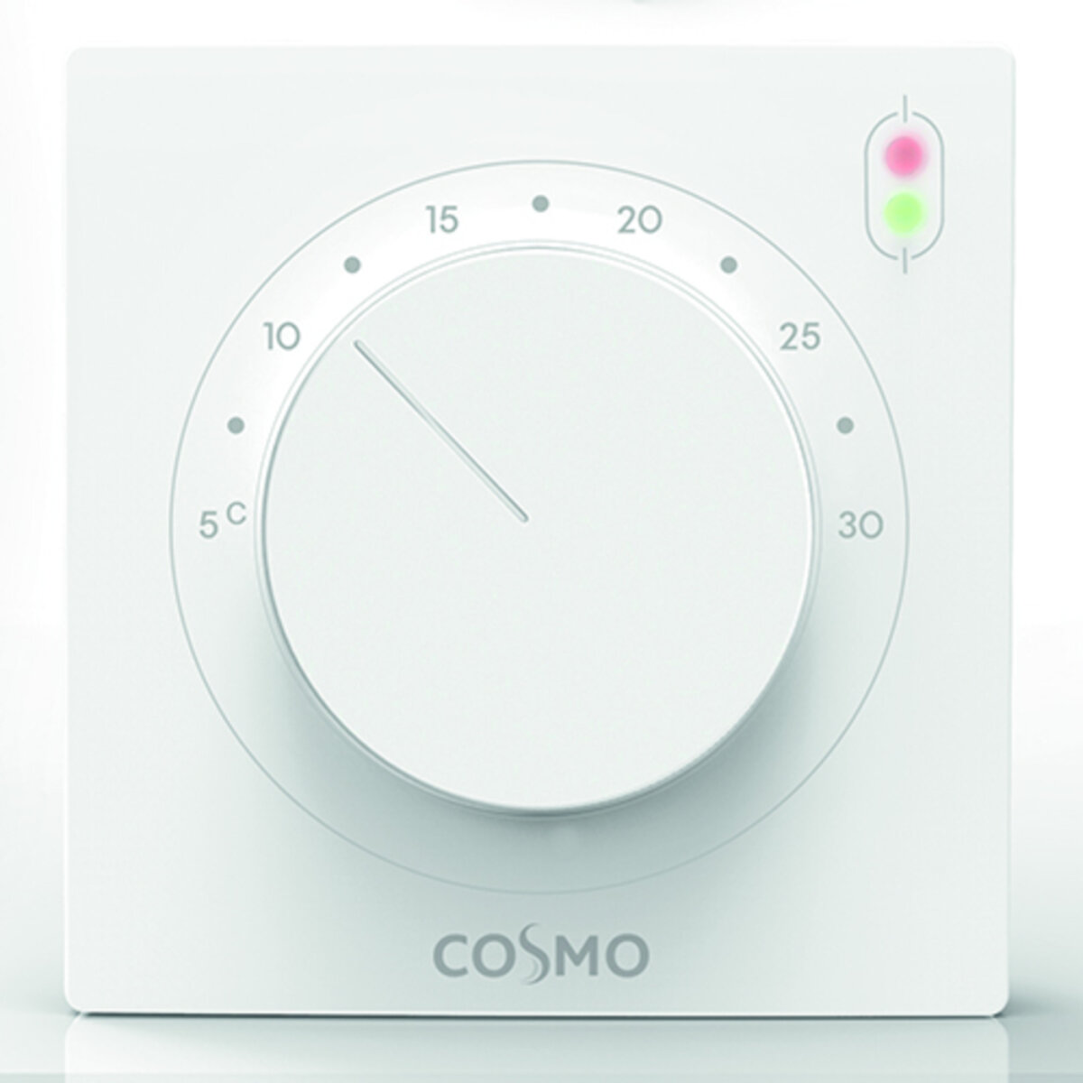 Cosmo Digital-Raumthermostat 230V UP programmierbar RAL9010, 54,90