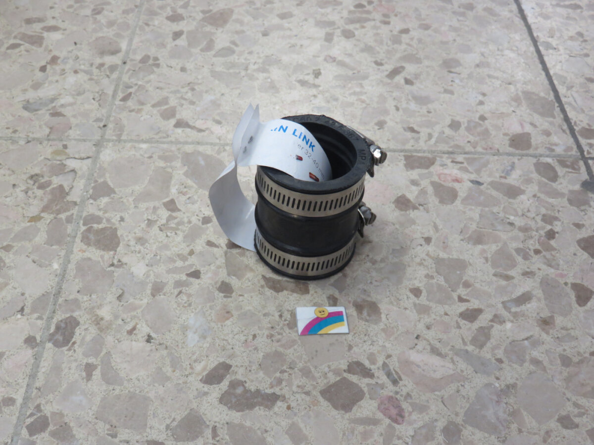 Conel Drain Link Gummi Schlauchadapter 32 bis 40 mm für aussenliegend ...