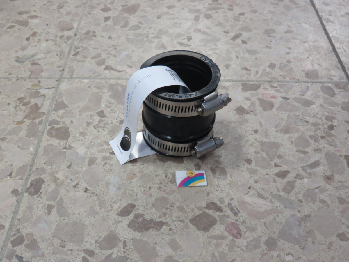 Conel Drain Link Gummi Schlauchadapter 42 bis 50 mm für aussenliegend ...