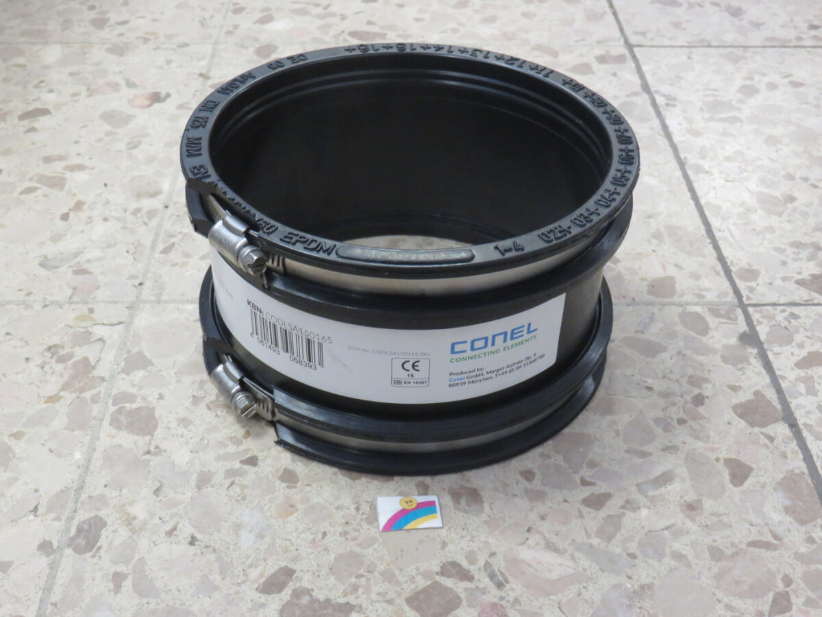 Conel Drain Link Gummi Schlauchadapter 75 bis 89 mm für aussenliegend ...