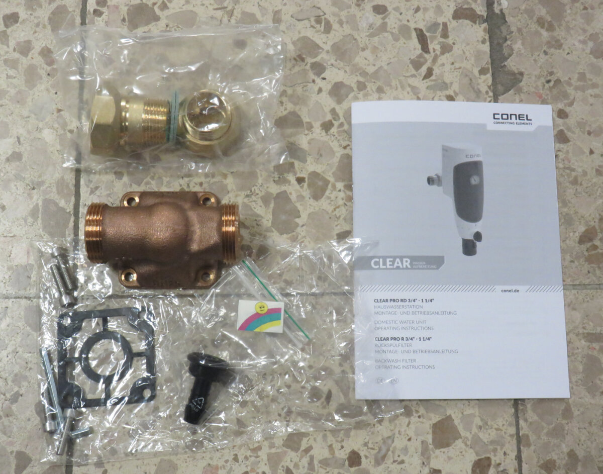 Conel Hauswasserstation CLEAR PRO RD 3/4" Rückspülfilter mit Druckmin, 179,90