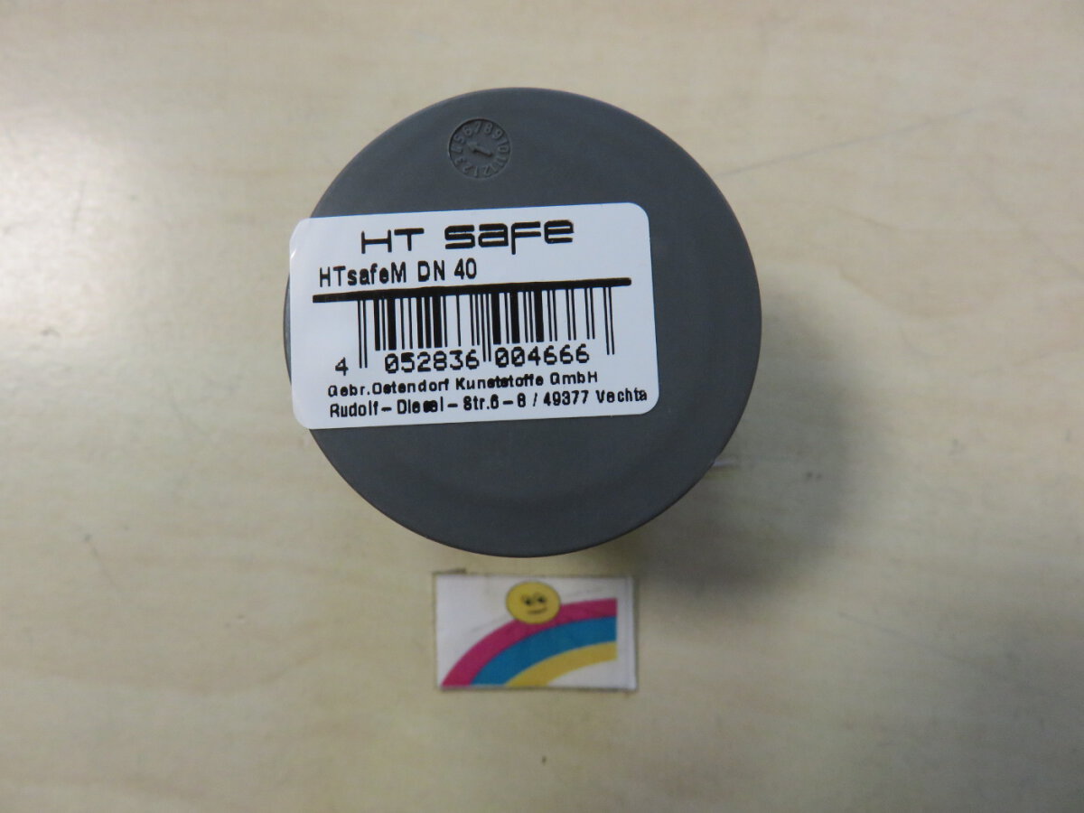 HTsafe Muffenstopfen Endstopfen Deckel DN40 HTM Schallschutz 21dB, 6,90