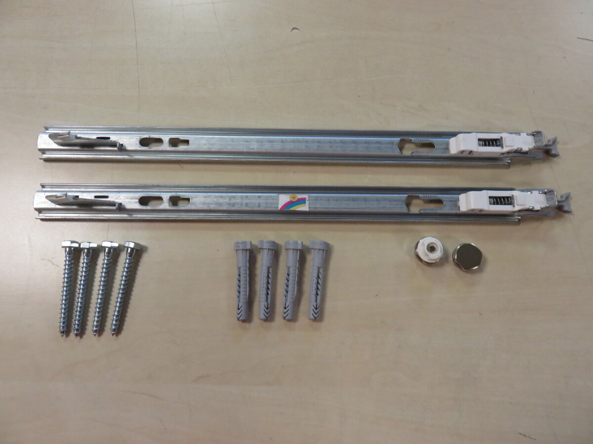 Cosmo Schnellmontagekonsolen Set Heizkörper mit Laschen BH 500 für Ke ...