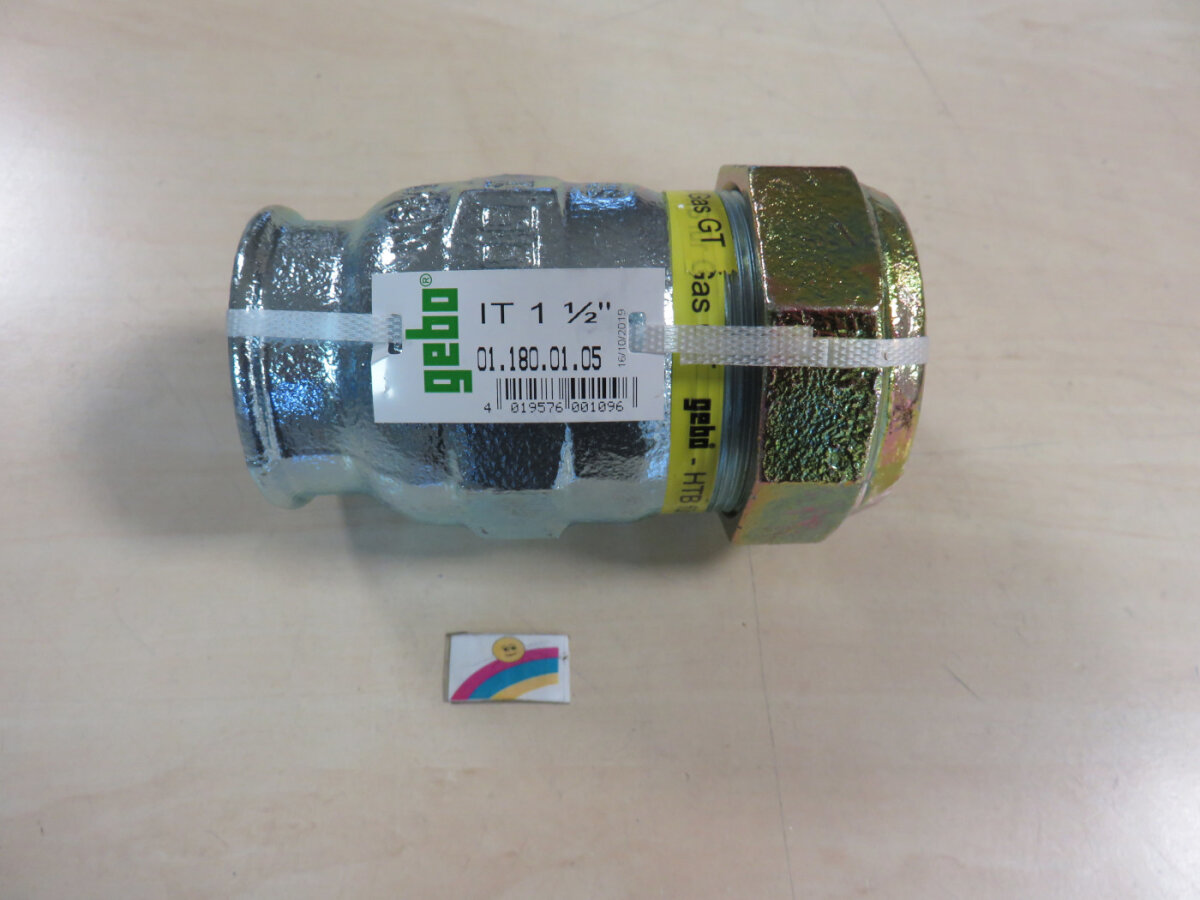 Gebo HTB Verschraubung 1 1/2" IG Typ IT DIN DVGW Gas, 44,50