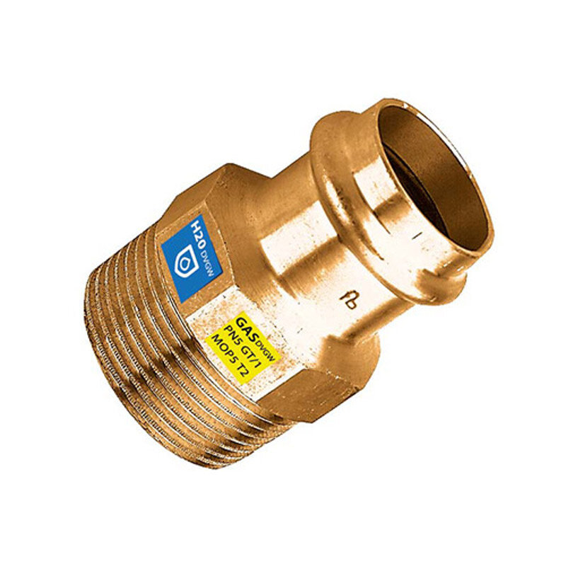 Frabo Gas - Wasser Kombifitting Pressfitting V Kontur Übergangsstück ...